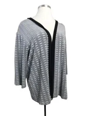 Slinky Brand | Tops | Slinky Brand Size 3x Black White Slinky Stretchy ...